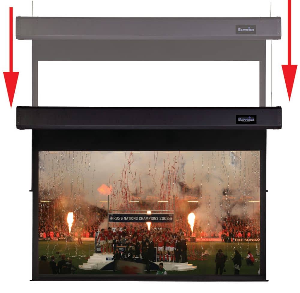 Sapphire AV SSM200RADV projection screen 2.54 m (100") 4:3 - Solstice AV