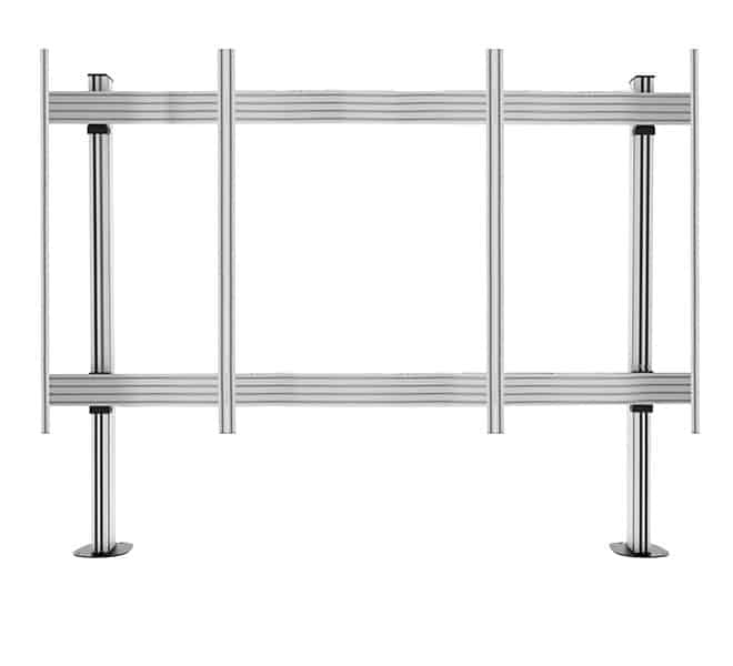 B-Tech BT9372LAA015F 3.3 m (130") Black - Solstice AV